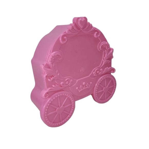 Disney | Toys | Disney Cinderella Pink Carriage Plastic Large Storage ...